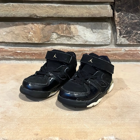 Jordan | Shoes | Jordan Fight Club 9 Toddler Black And Metallic Gold ...